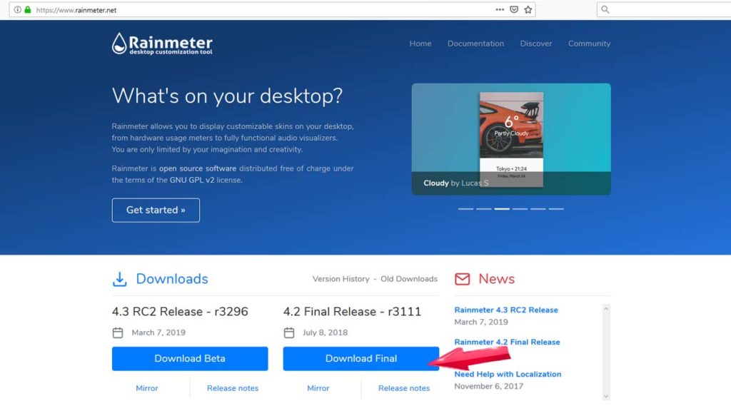 How To Use Rainmeter - Rainmeter Skin / Theme Rainmeter Tutorial