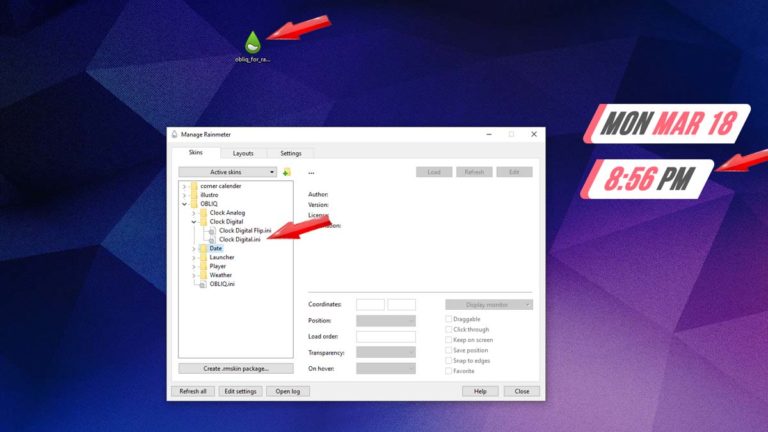 How To Use Rainmeter - Rainmeter Skin / Theme Rainmeter Tutorial